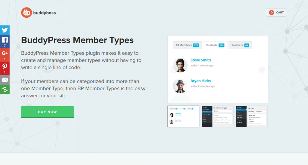 BuddyPress Member Types WordPress Plugin Download & Review 2024
