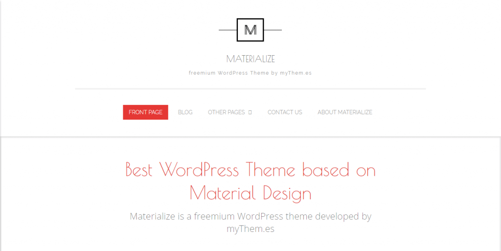 Materialize WordPress Theme Download & Review 2025